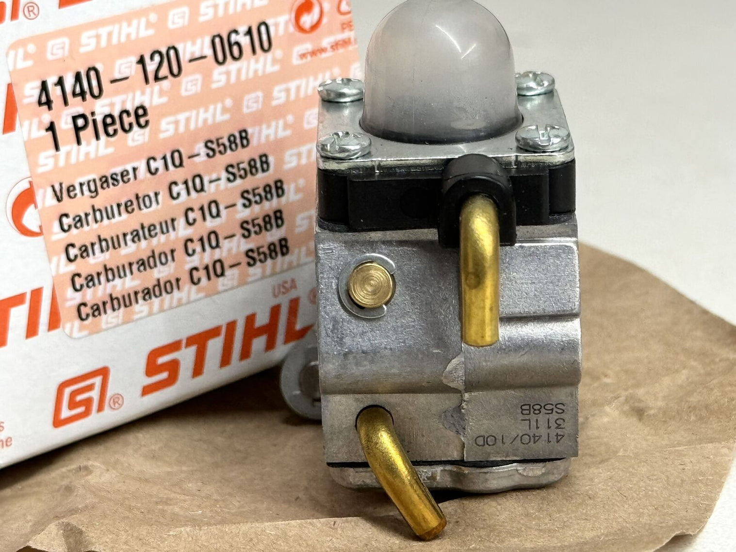 STIHL OEM ZAMA CARBURETOR 4140 120 0610 FOR TRIMMERS FS38 FS45 FS46 55 ...