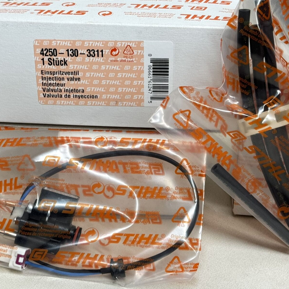 STIHL OEM INJECTION VALVE 4250 130 3311 TS500I TS480I TS 480 500 I GEN ...