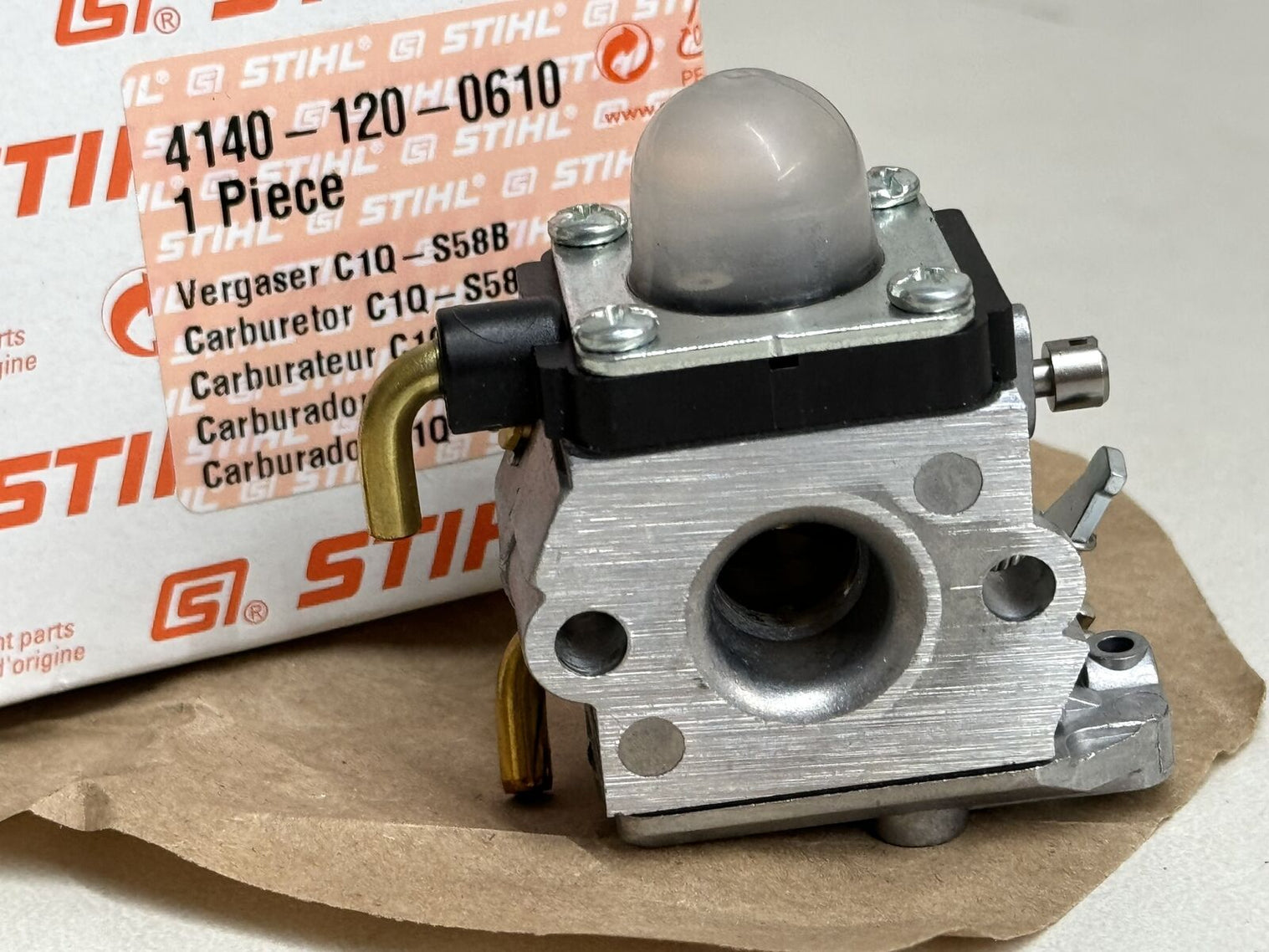 STIHL OEM ZAMA CARBURETOR 4140 120 0610 FOR TRIMMERS FS38 FS45 FS46 55 ...